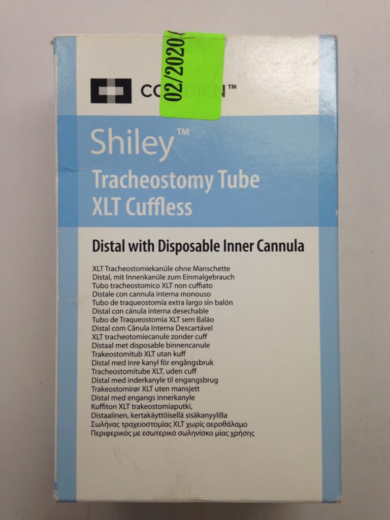 COVIDIEN 80XLTUD Shiley Tracheostomy Tube XLT Cuffless Distal With ...