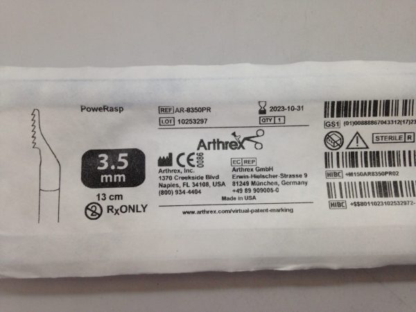 ARTHREX AR-8350PR PoweRasp Shaver Blade, 3.5mm - GB TECH USA