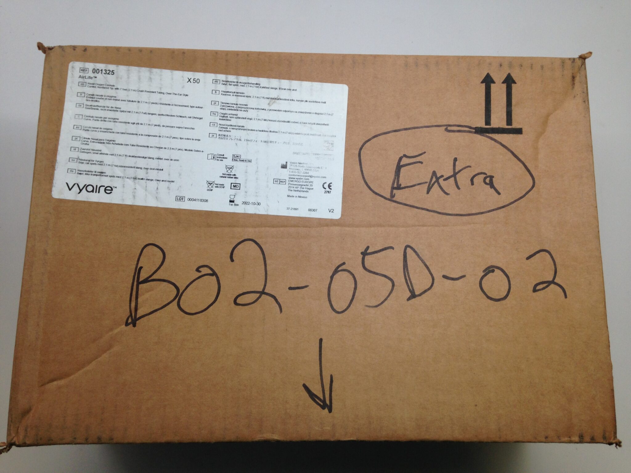 AVANOS 0121-12 Mic-Key Continuous Feed Extension Set, Secur-Lok Right ...