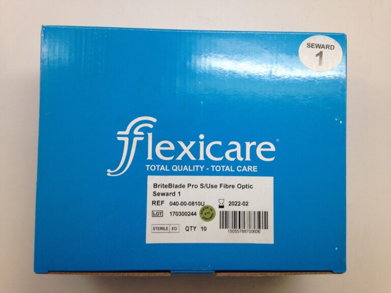 FLEXICARE MEDICAL 040-721U Briteblade Pro S/Use Fibre Optic Miller Size ...