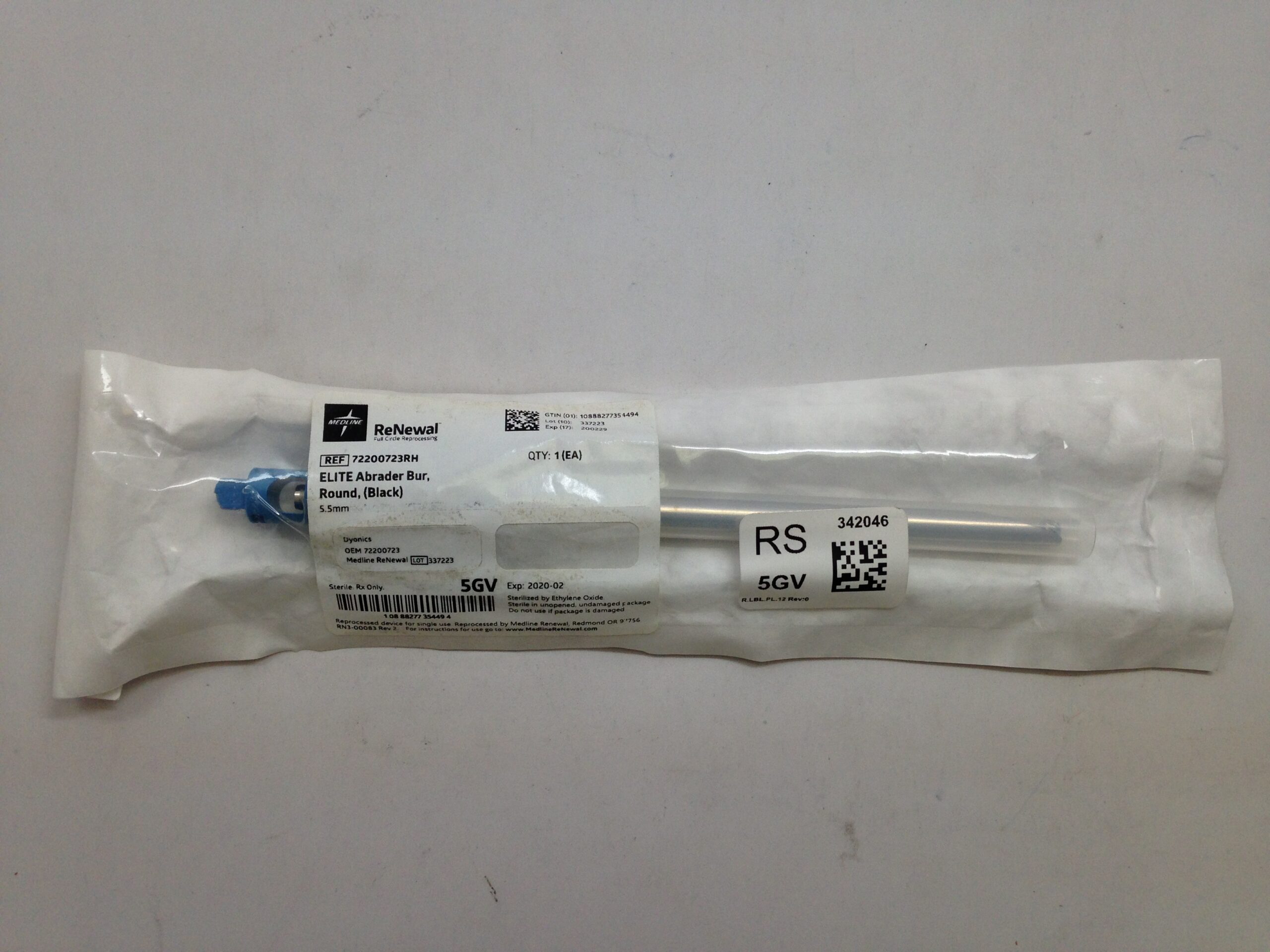 DYONICS 72200723 Elite Abrader Bur, Round, (Black), 5.5mm (Reprocessed ...