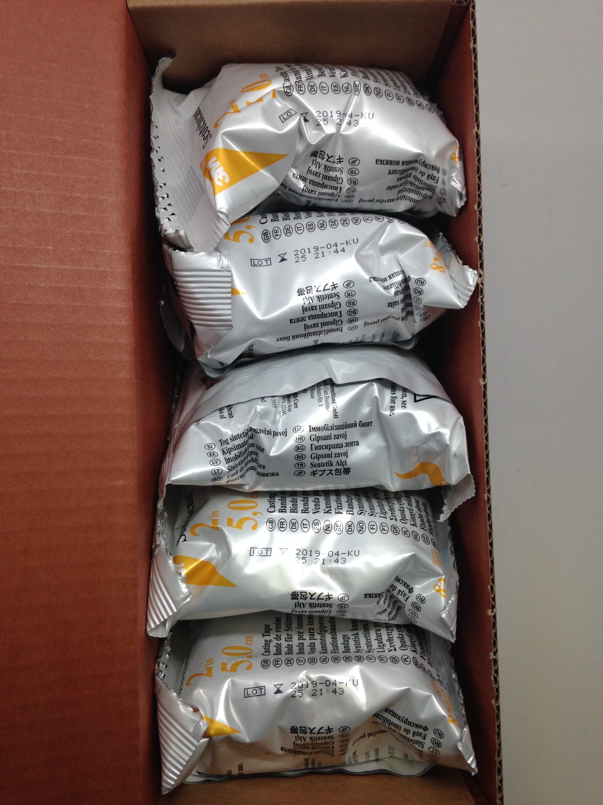 3M 82002 Scotchcast Plus Casting Tape, 2in x 4yd (10/Box) (X) - GB TECH USA