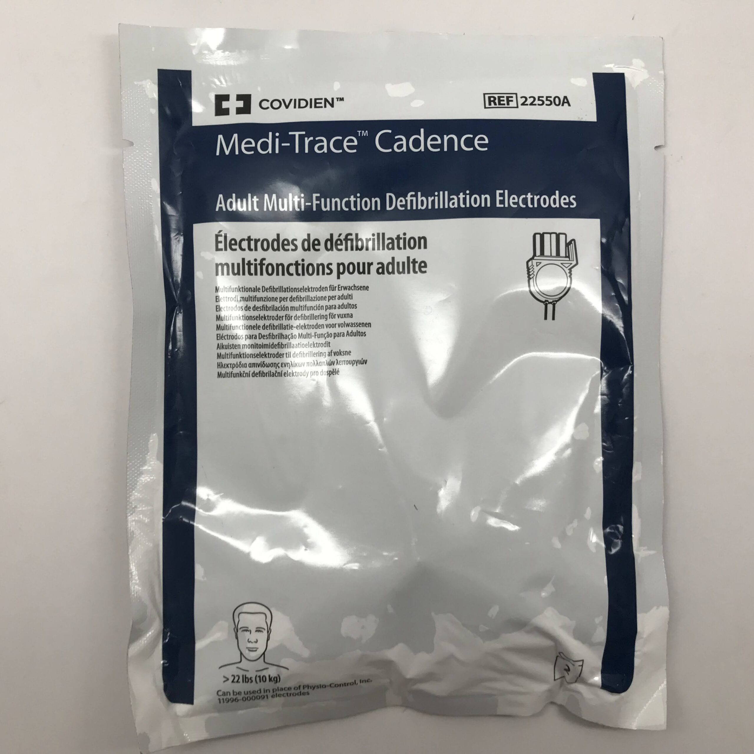 COVIDIEN 22550A Medi-Trace Cadence Adult Multi-Function Defibrillation ...