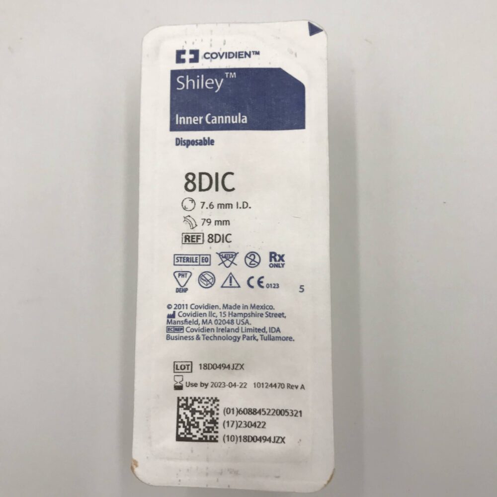 COVIDIEN 8DIC Shiley Inner Cannula, Disposable, 7.6mm I.D., 79mm – GB ...