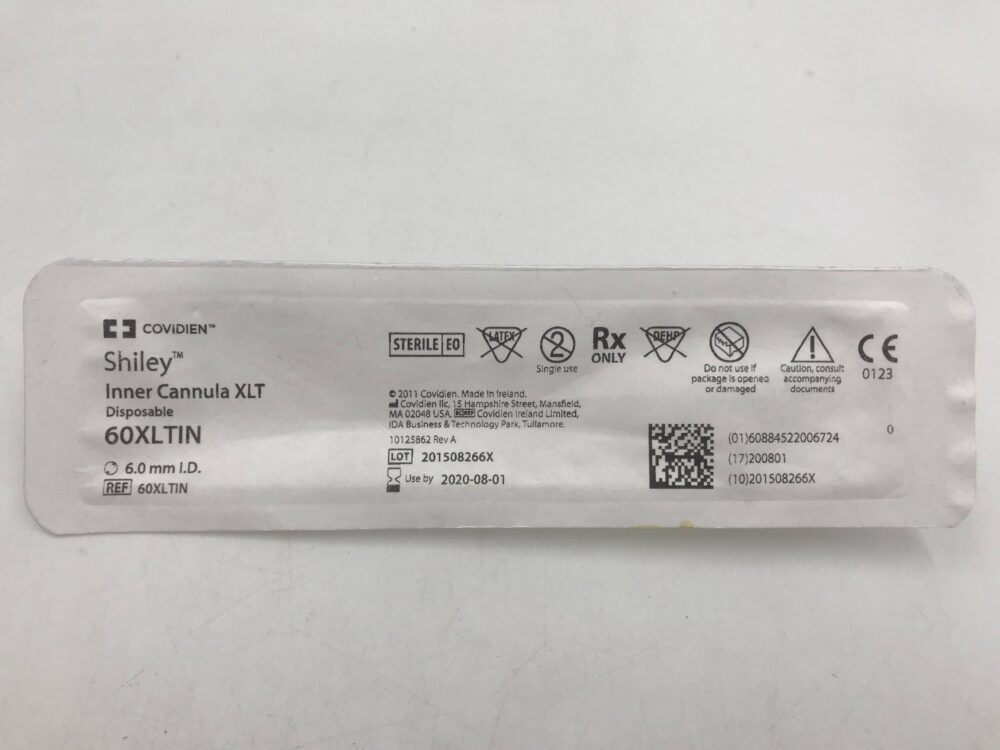 COVIDIEN 60XLTIN Shiley Inner Cannula XLT, Disposable, 6.0mm I.D. (X ...