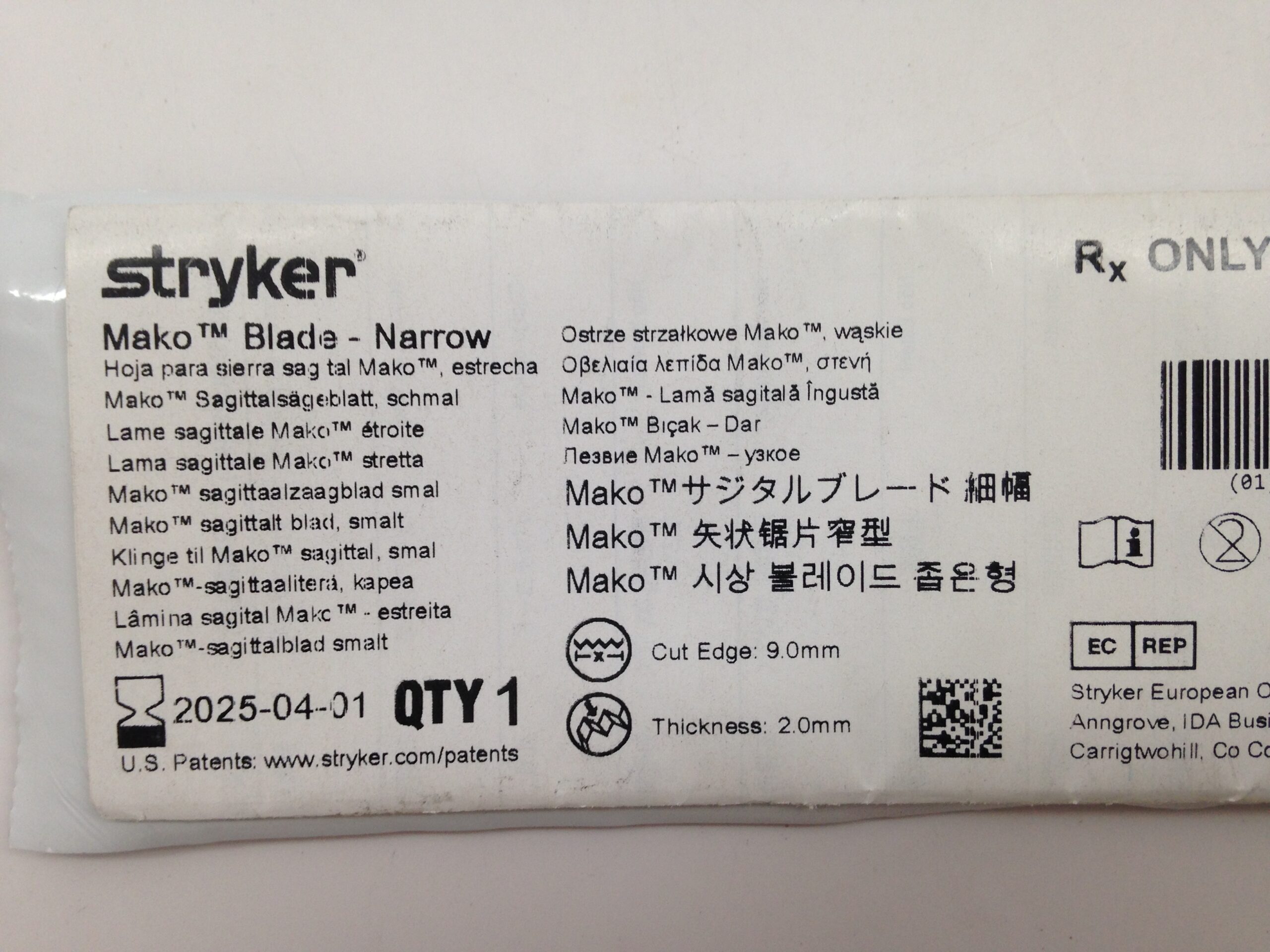 STRYKER 116171 Mako Blade – Narrow – GB TECH USA