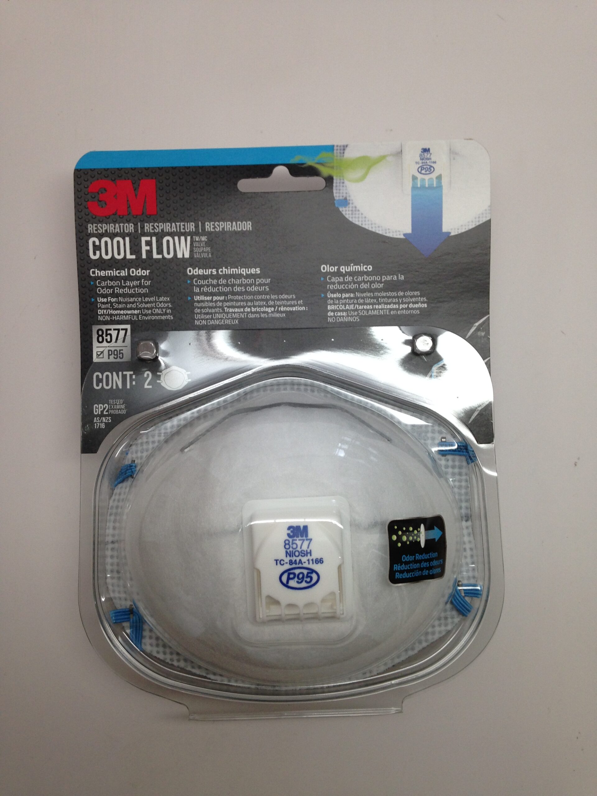 3M 8577 Chemical Odor Valved Respirator (Case Of 6) - GB TECH USA