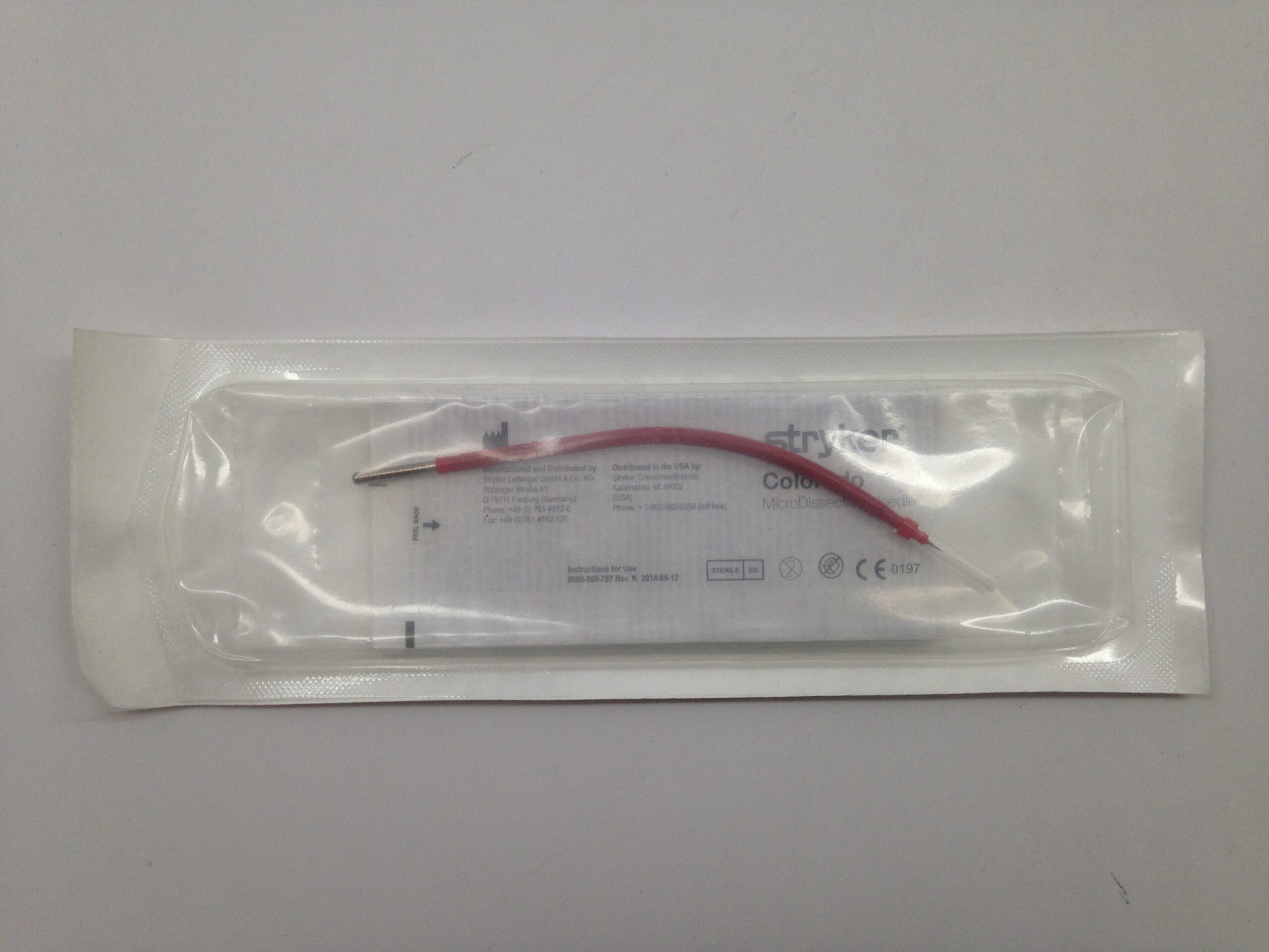 STRYKER E1034C Colorado MicroDissection Needle, 4in, Curved Sleeve, 1cm ...