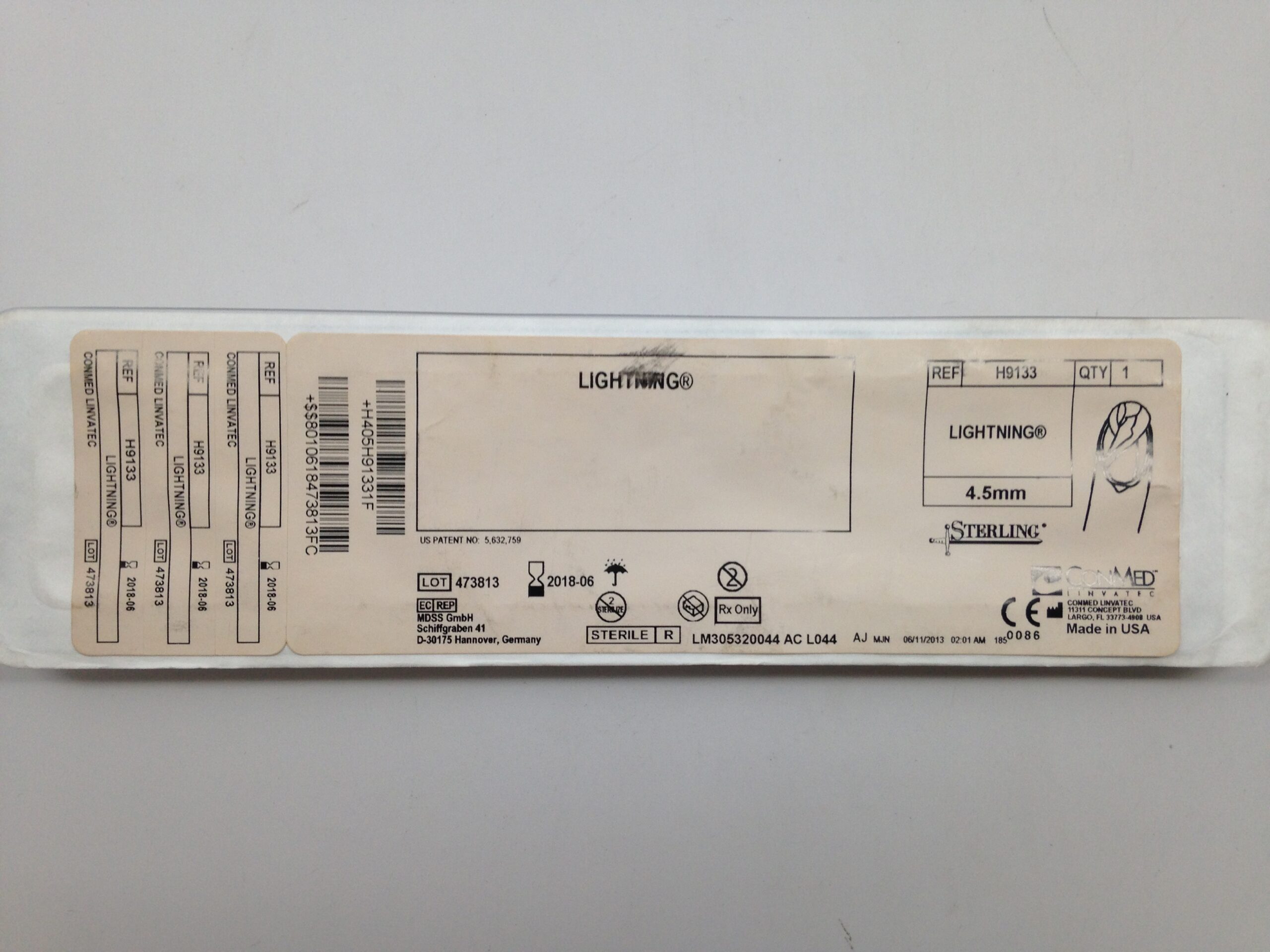 CONMED H9133 Lightning Bur, 4.5mm (X) - GB TECH USA