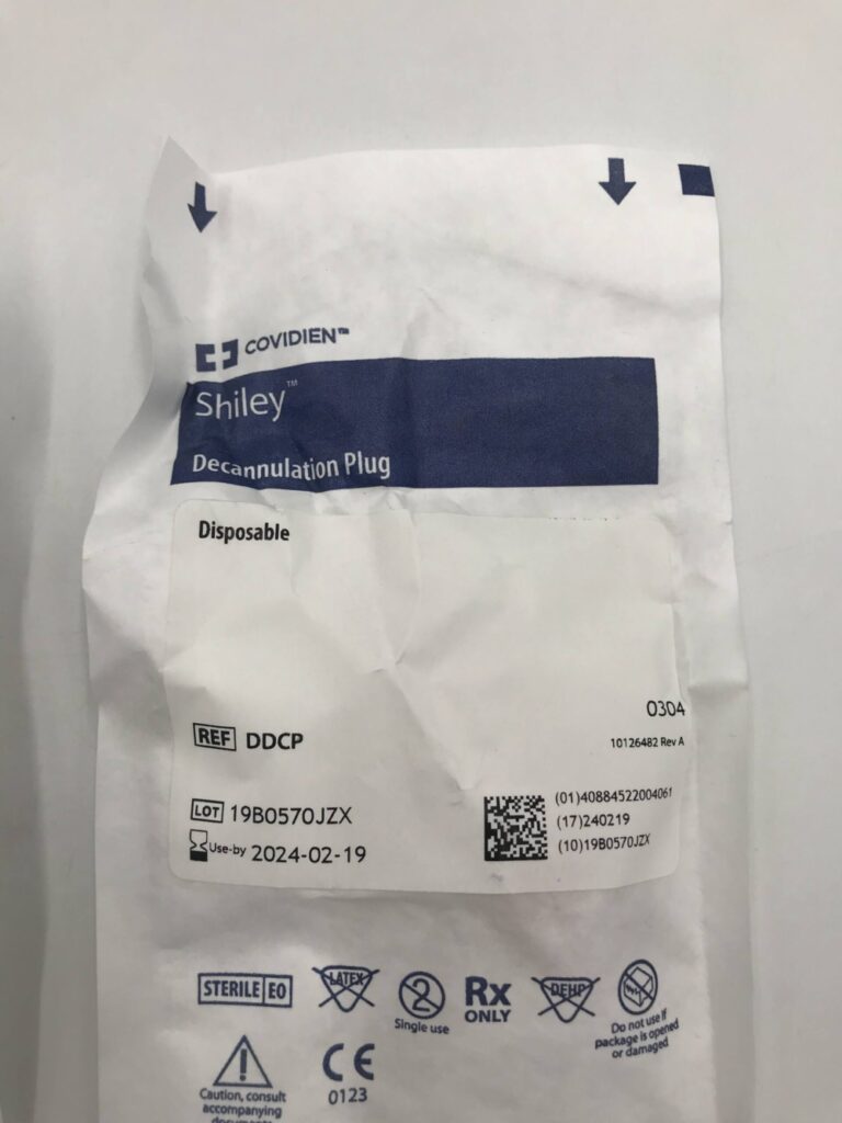 COVIDIEN 4DCFS Shiley Tracheostomy Tube Cuffless With Disposable Inner ...