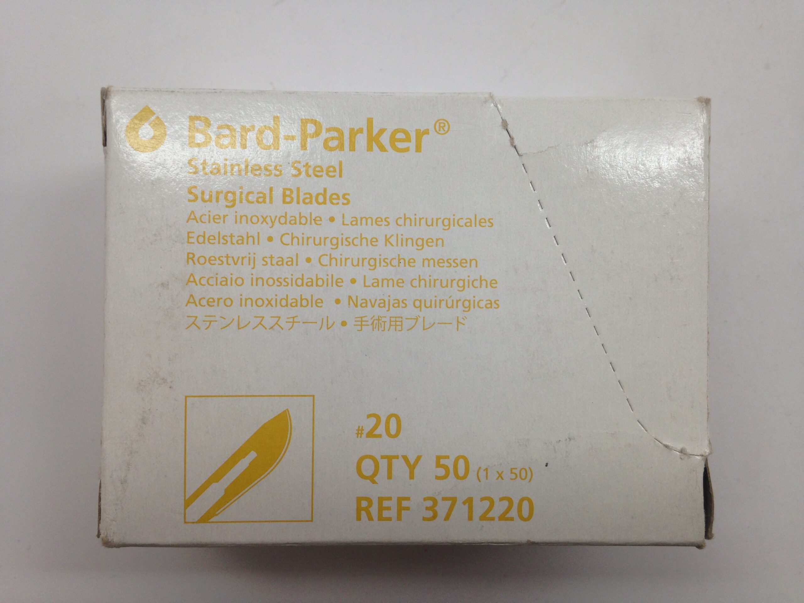 ASPEN 371220 Bard-Parker Stainless Steel Surgical Blades (50/Box) – GB ...