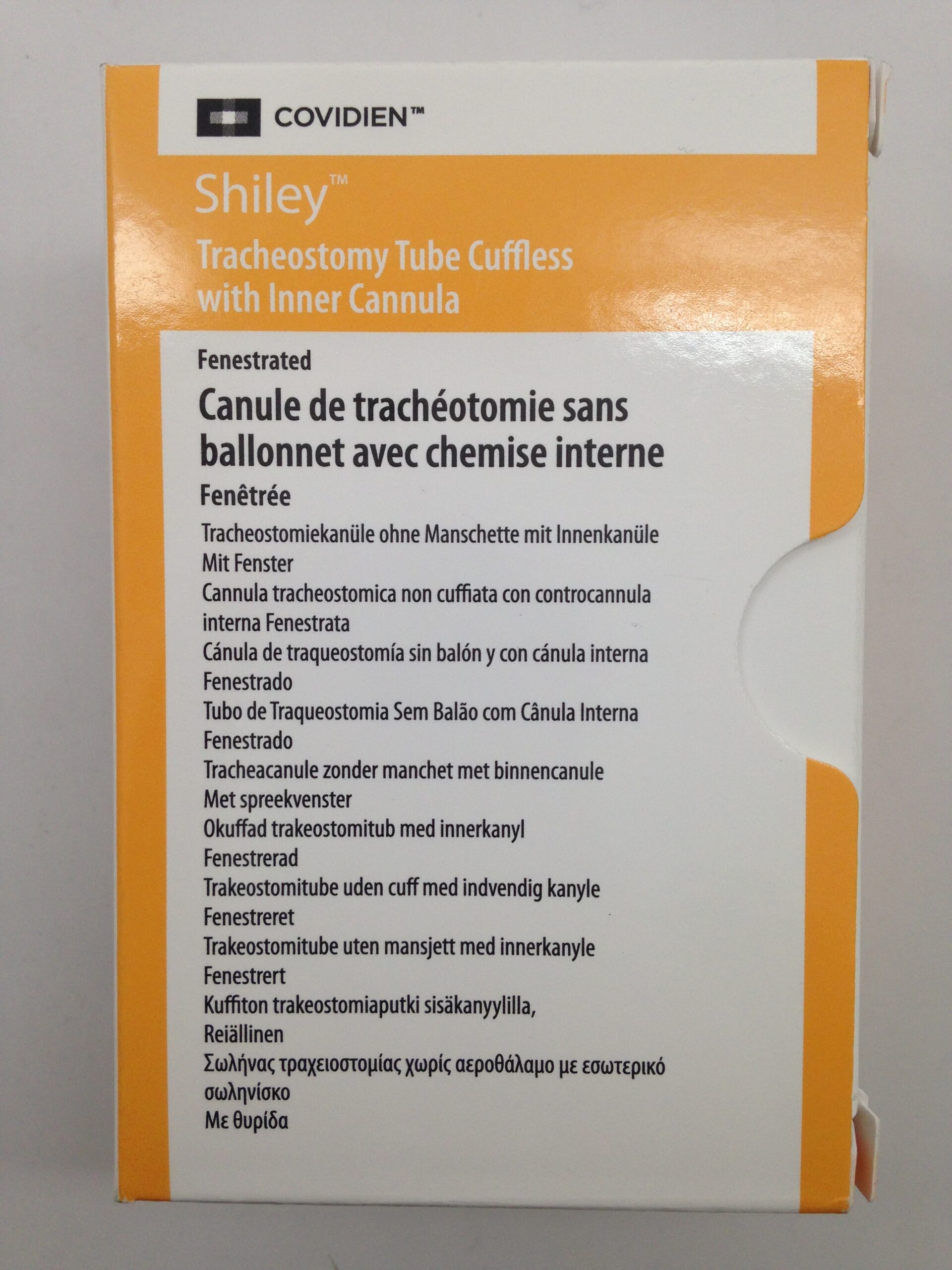 COVIDIEN 6CFN Tracheostomy Tube Cuffless With Inner Cannula ...