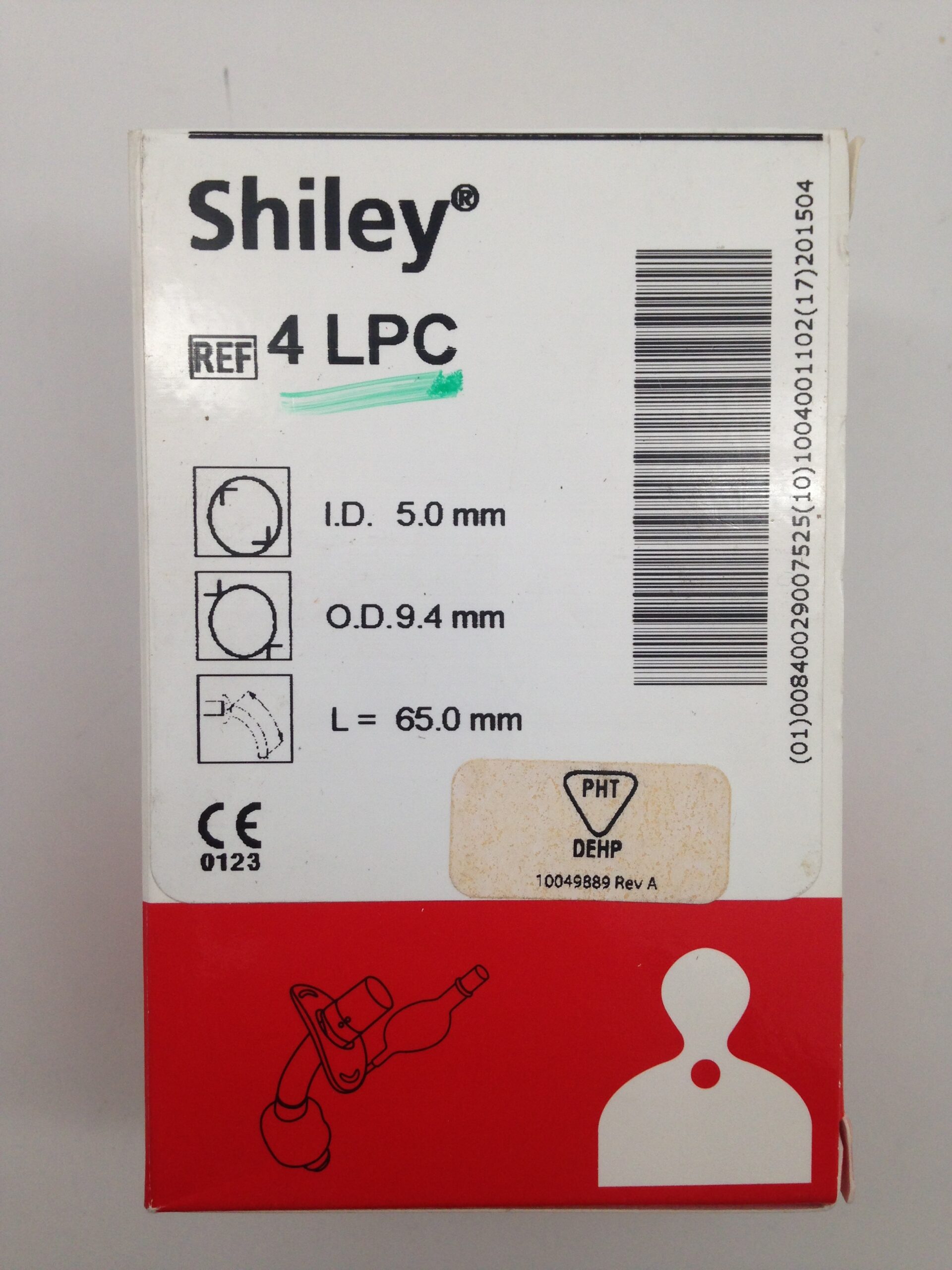COVIDIEN 4LPC TYCO Shiley Low Pressure Cuffed Tracheostomy Tube, 5.0mm ...
