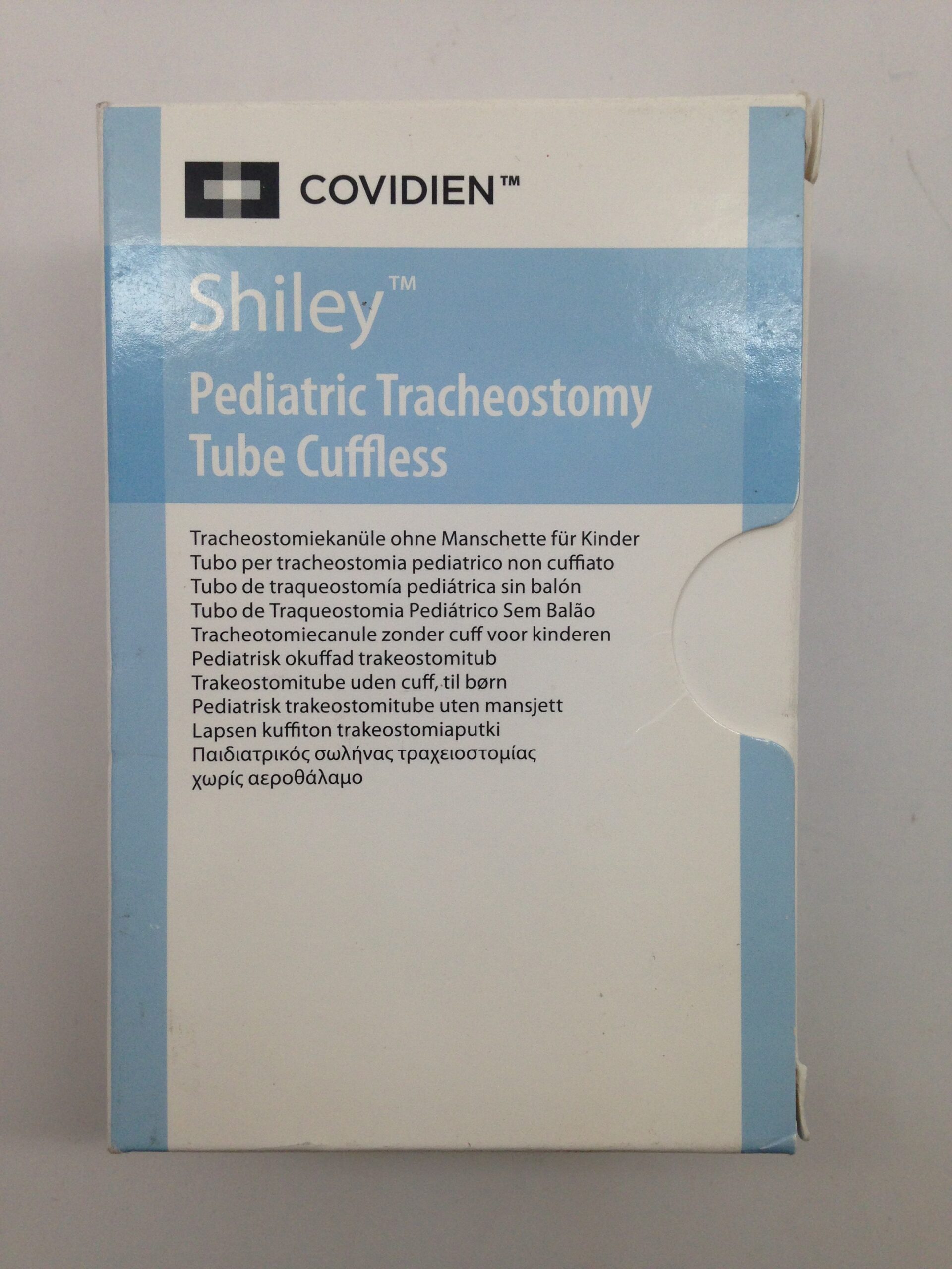 COVIDIEN 5.5 PED Shiley Pediatric Tracheostomy Tube Cuffless, 5.5mm I.D ...