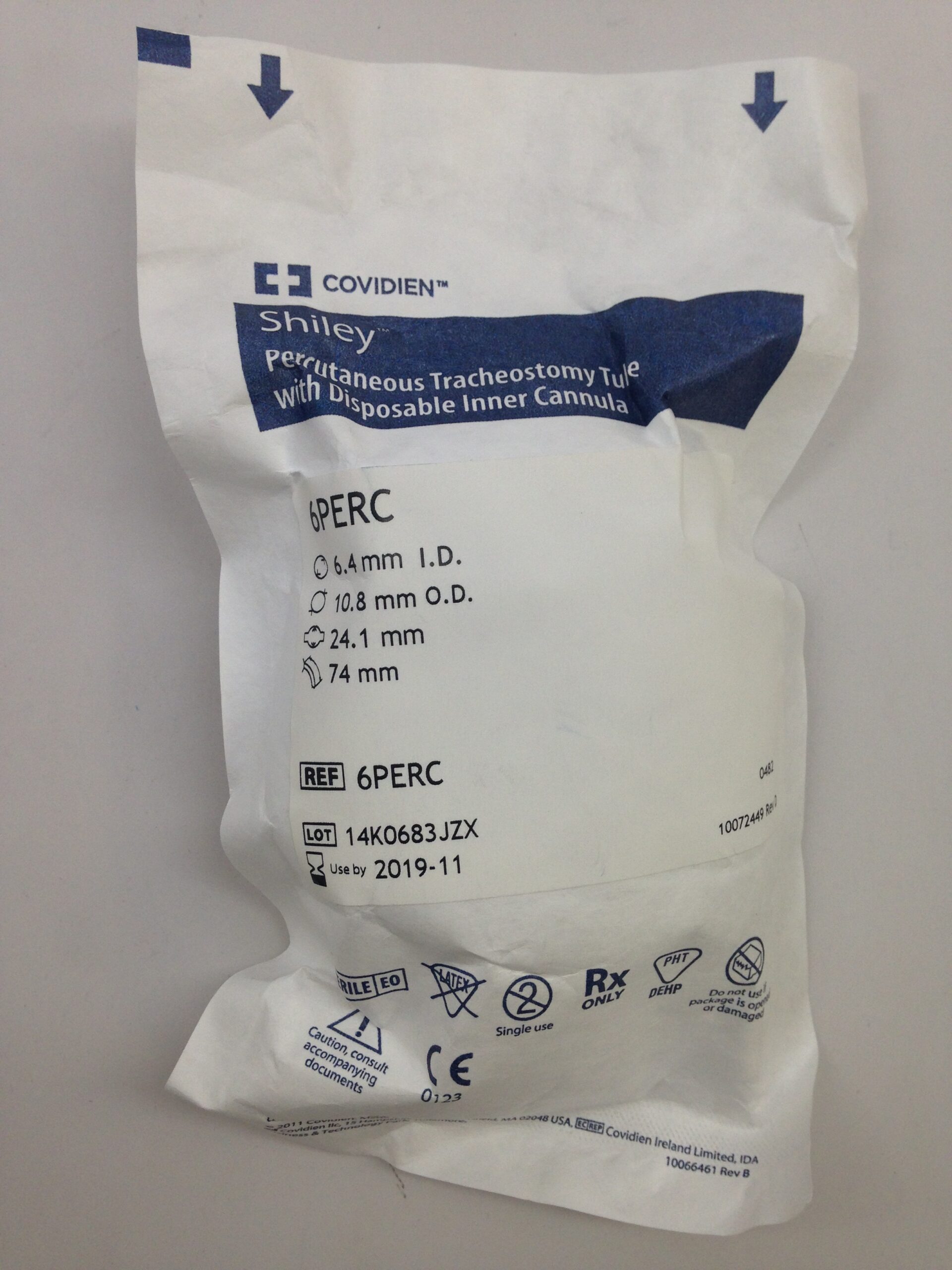 Shiley Percutaneous Trachesotomy Tube With Disposable