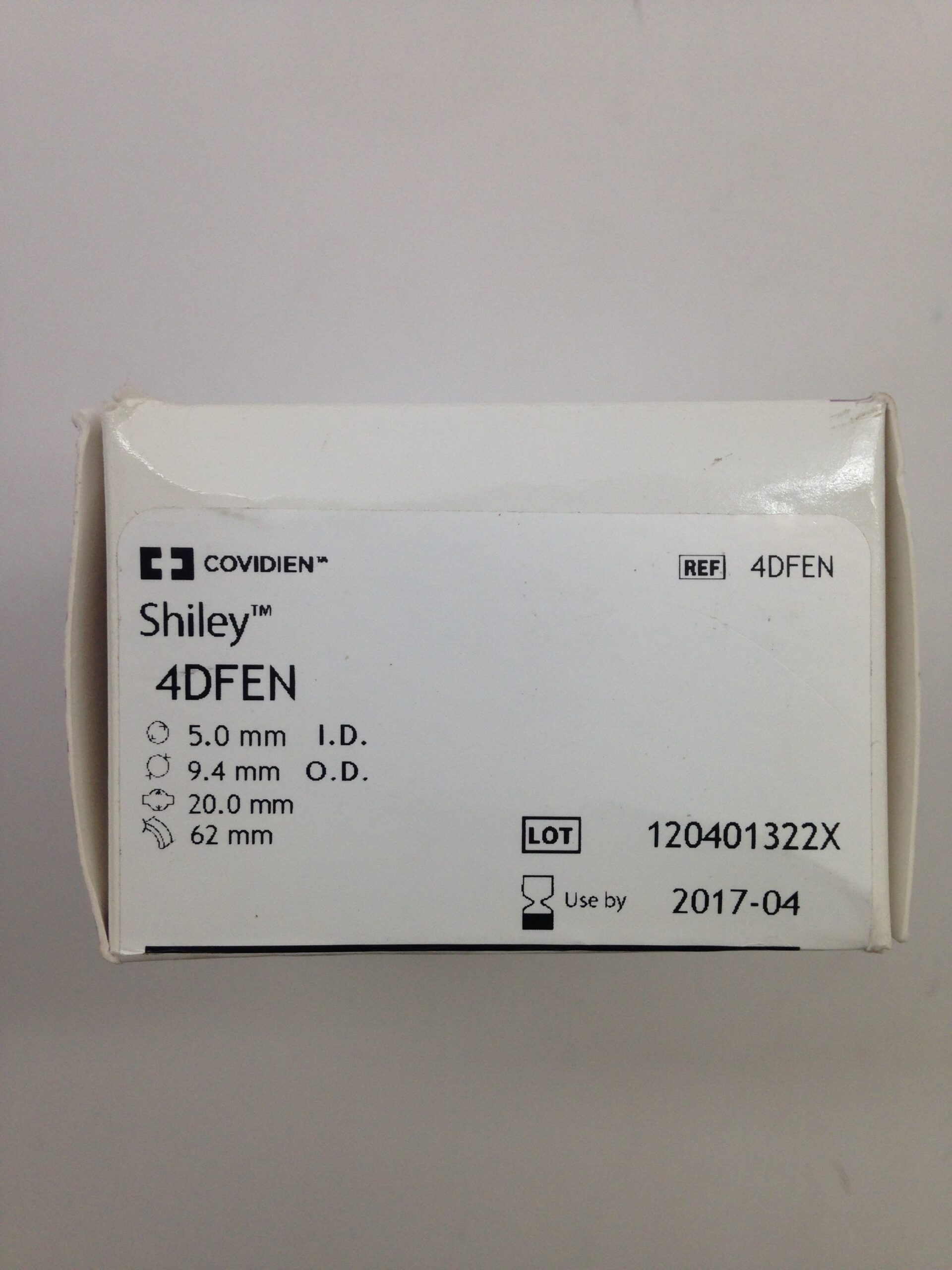 COVIDIEN 4DFEN Shiley Tracheostomy Tube With Disposable Inner Cannula ...