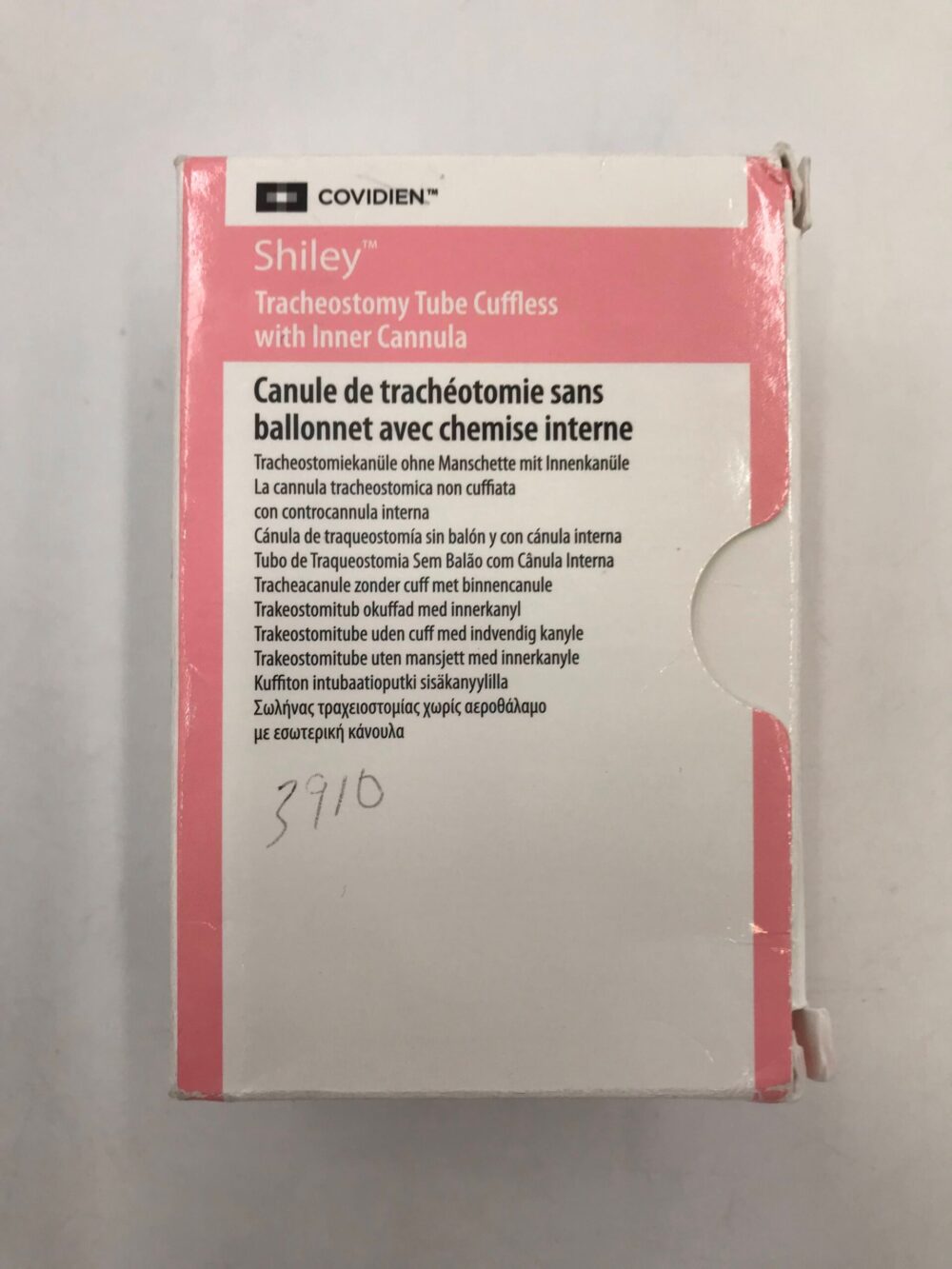 COVIDIEN 4CFS Shiley Tracheostomy Tube Cuffless With Inner Cannula, 5 ...