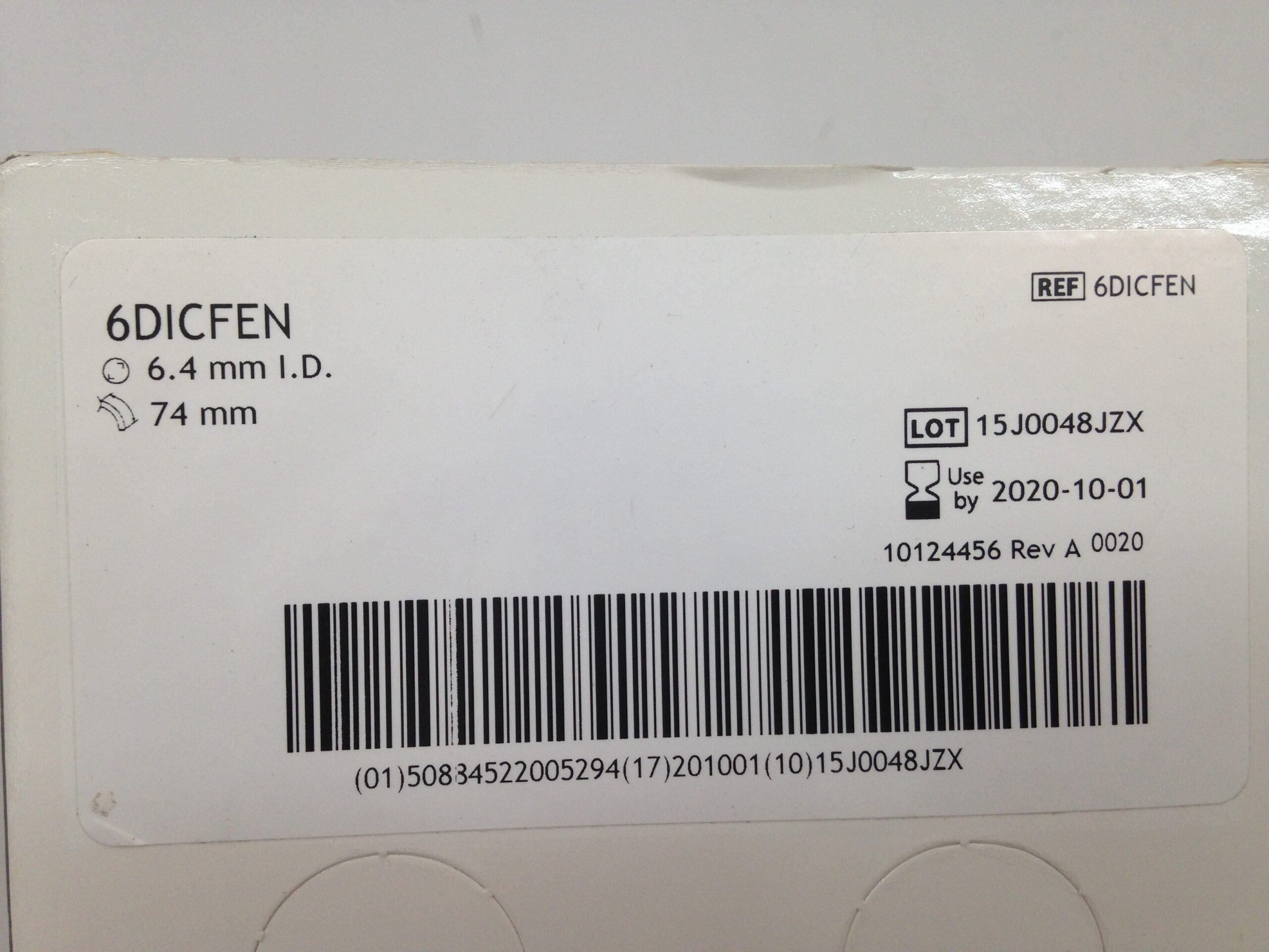 COVIDIEN 6DICFEN Shiley Inner Cannula, Fenestrated, Disposable, 6.4mm I ...