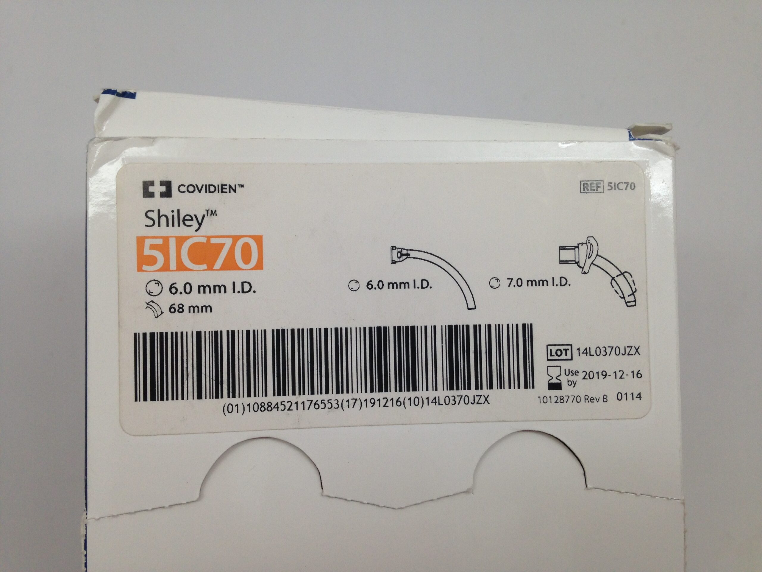 COVIDIEN 5IC70 Shiley Disposable Inner Cannula, 6.0mm I.D., 7.0mm I.D ...