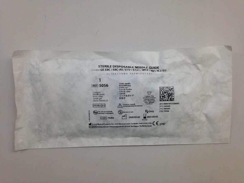 PROTEK 5056 Sterile Disposable Needle Guide, Ultrasound Transducers ...