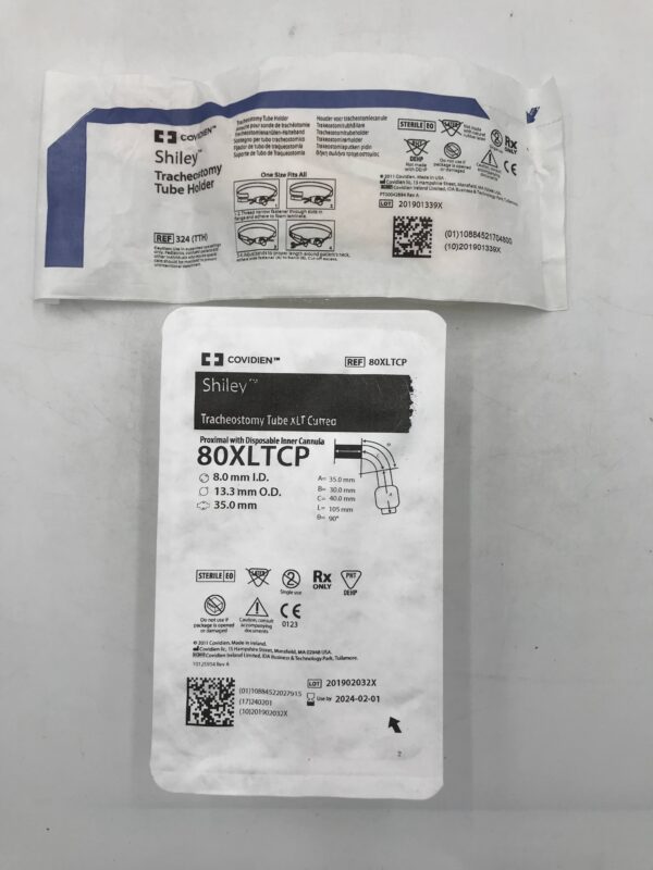 COVIDIEN 80XLTCP Shiley Tracheostomy Tube XLT Cuffed, Proximal With ...