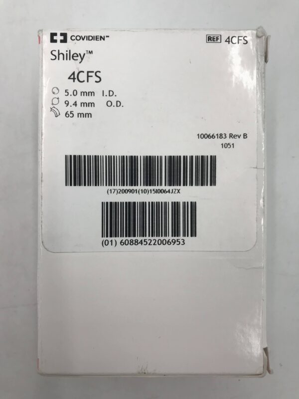 COVIDIEN 4CFS Shiley Tracheostomy Tube Cuffless With Inner Cannula, 5 ...