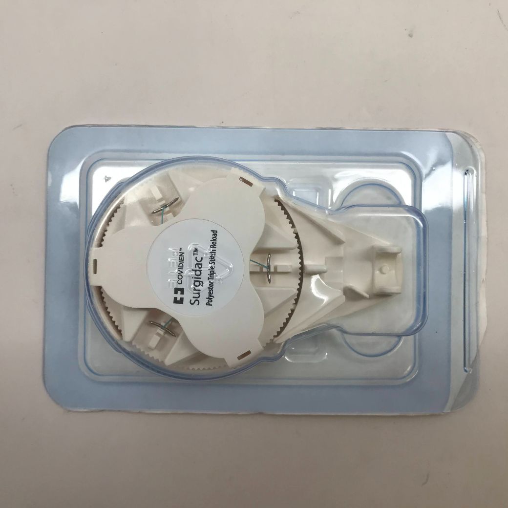 COVIDIEN 170041 Coated Braided Surgidac Polyester Nonabsorbable Triple ...