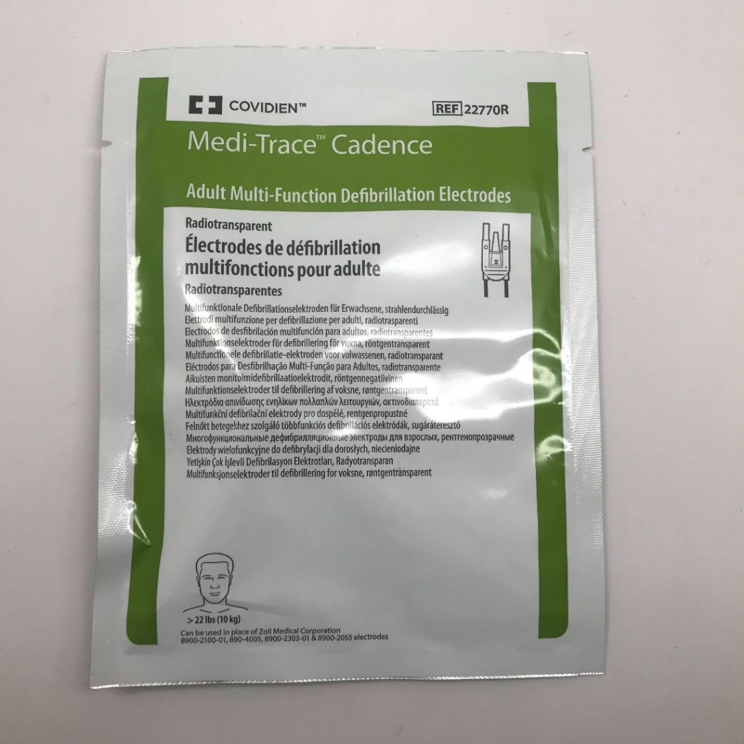 COVIDIEN 22770R Medi-Trace Cadence Adult Multi-Function Defibrillation ...