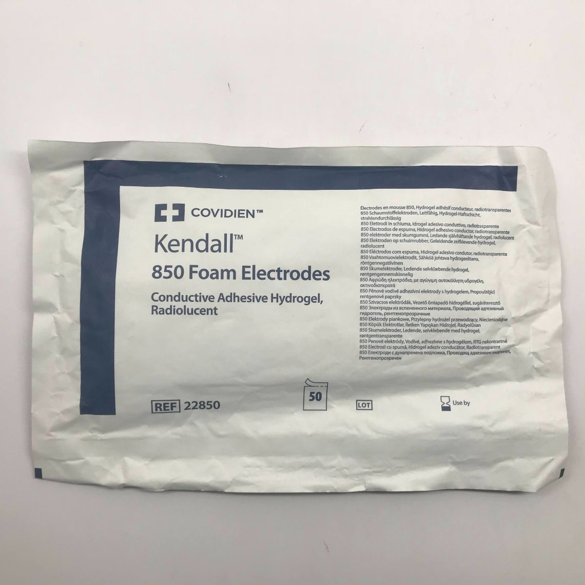 COVIDIEN 22850 Kendall 850 Foam Electrodes, Conductive Adhesive ...
