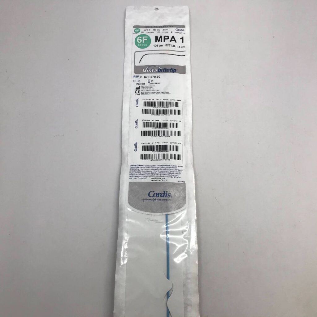 CORDIS 534-620T JL4 Infinti Thrulumen Angiographic Catheter, Open End 0 ...