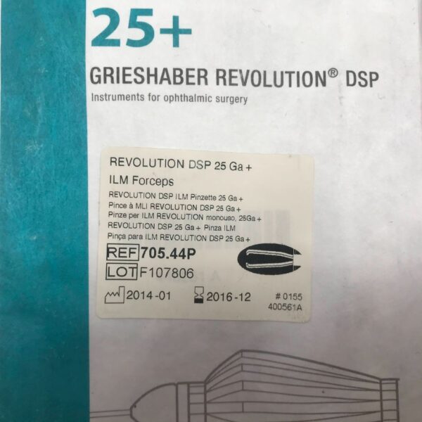 ALCON 705.44P Grieshaber Revolution DSP 25Ga+ ILM Forceps (X) – GB TECH USA