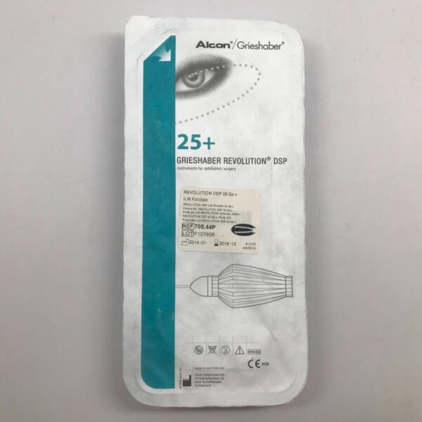 ALCON 705.44P Grieshaber Revolution DSP 25Ga+ ILM Forceps (X) – GB TECH USA