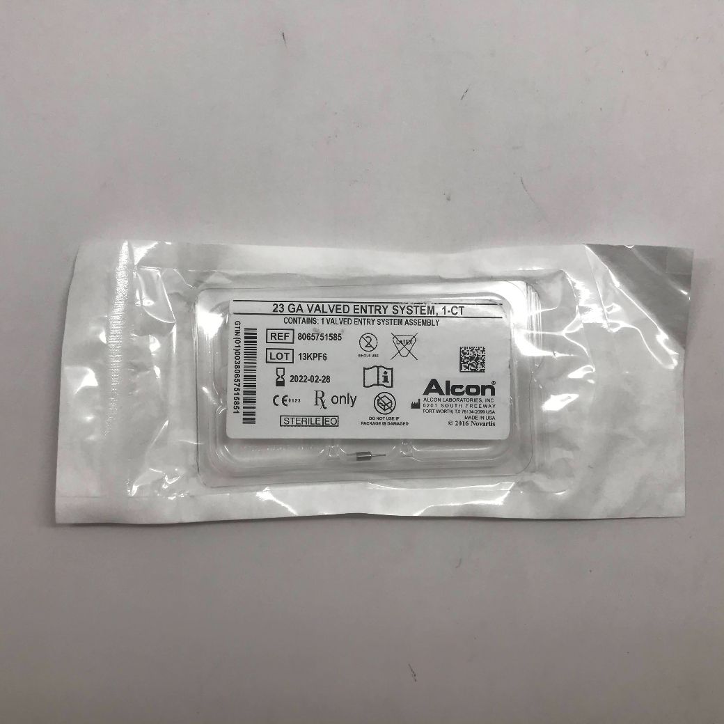 ALCON 8065751585 23GA Valved Entry System, 1-CT (X) - GB TECH USA