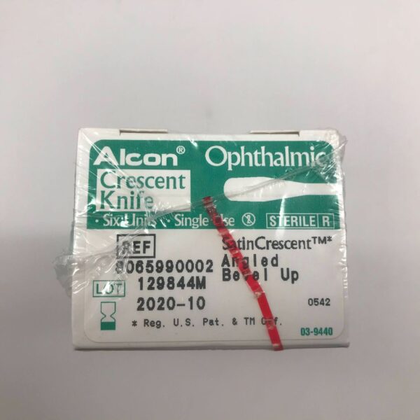 ALCON 8065990002 SatlinCrescent Ophthalmic Crescent Knife, Angled Bevel ...