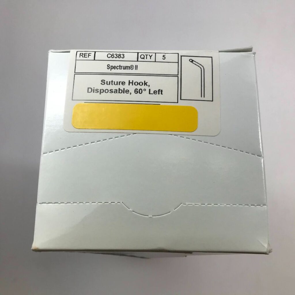 CONMED C6383 Spectrum II Suture Hook, Disposable, 60 Degrees Left (5 ...