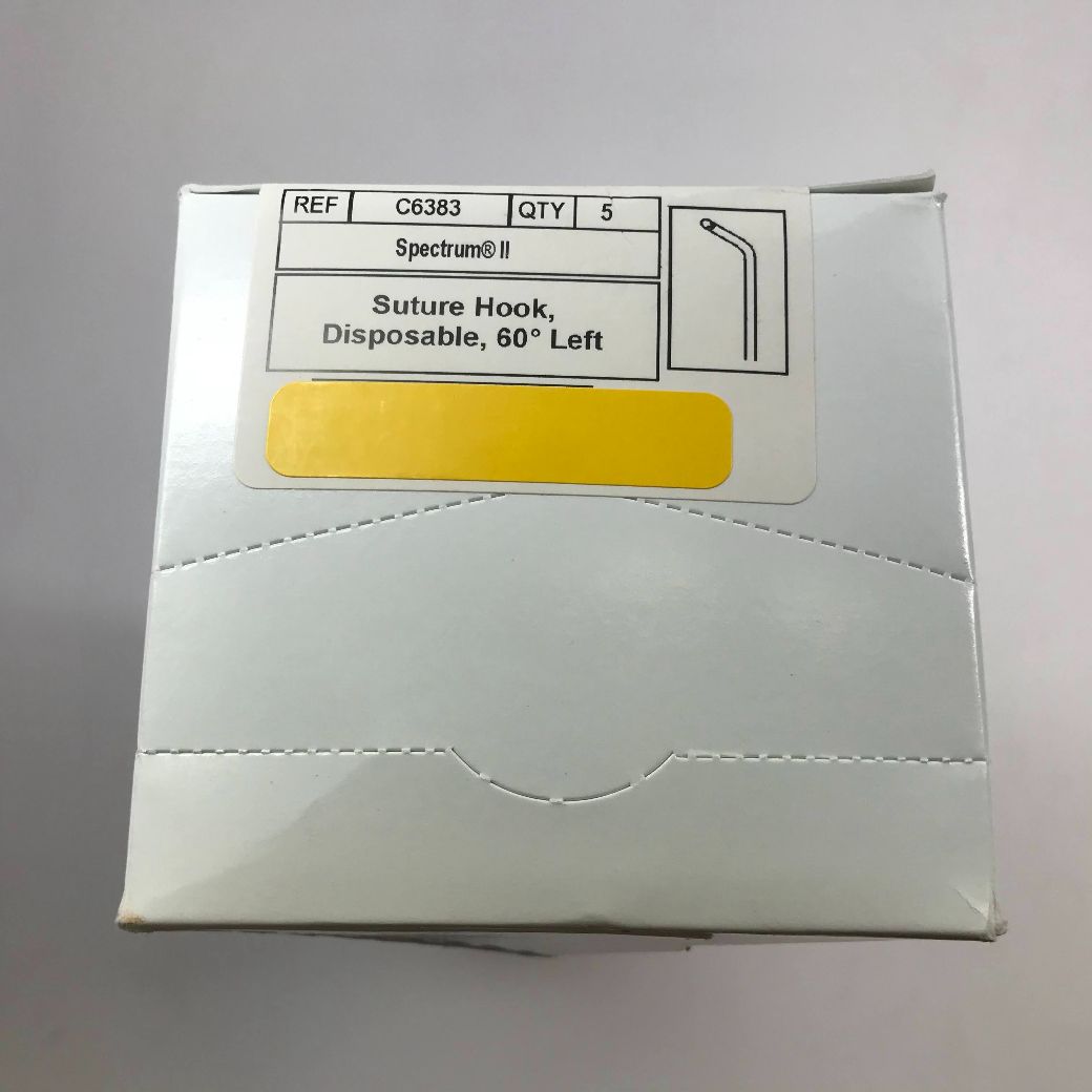 CONMED C6383 Spectrum II Suture Hook, Disposable, 60 Degrees Left (5 ...