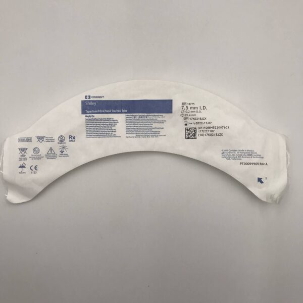 COVIDIEN 18775 Shiley TaperGuard Oral/Nasal Tracheal Tube, Murphy Eye ...