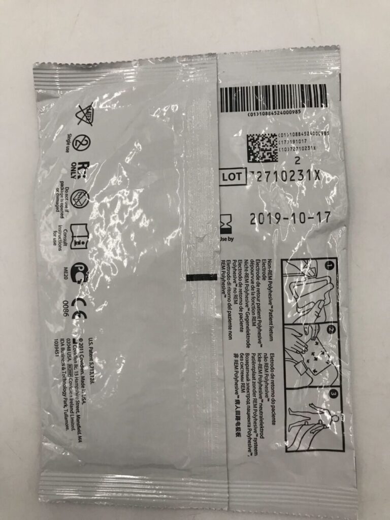 COVIDIEN E7506 Valleylab Non-REM Polyhesive Patient Return Electrode, 9 ...