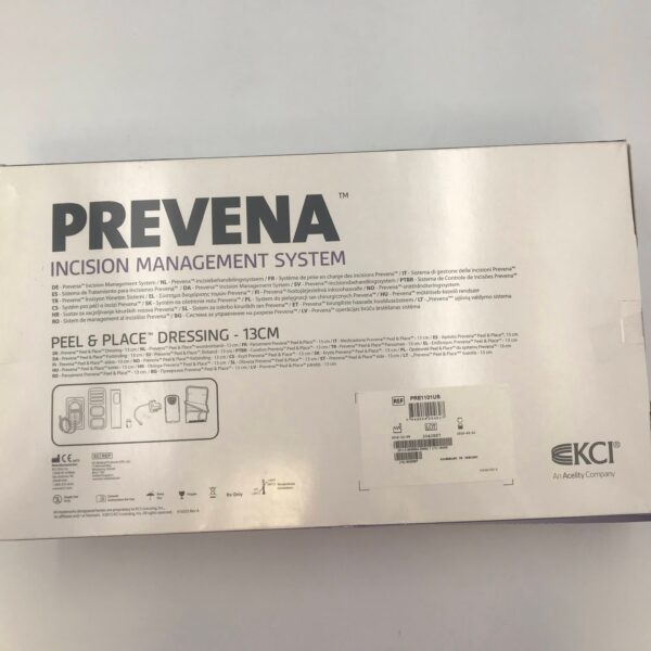 KCI PRE1101US Prevena Incision Management System, Peel & Place Dressing ...