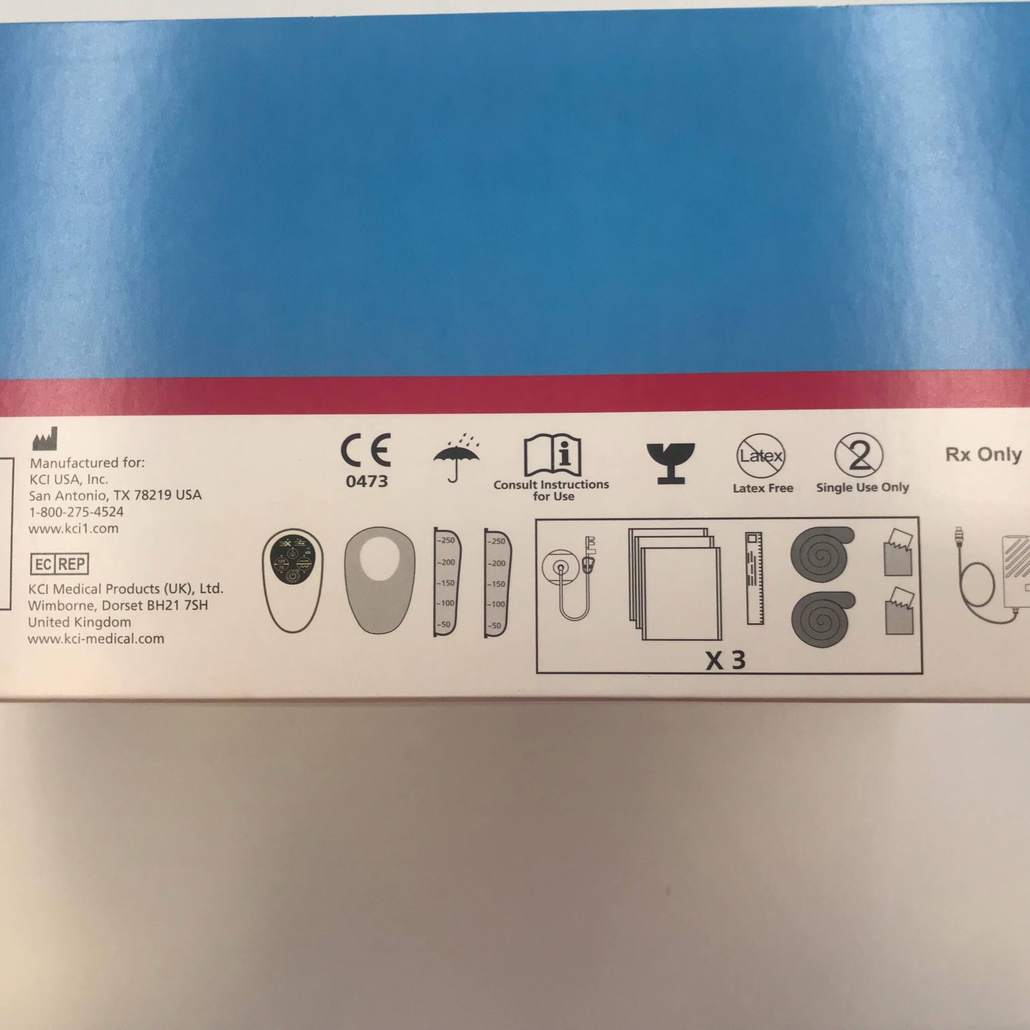 KCI VIAKIT077D01/US V.A.C. Via System 7-Day Kit (X) - GB TECH USA