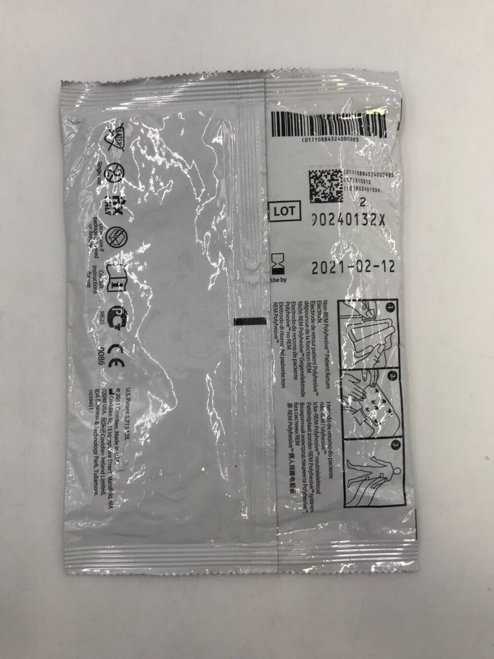 COVIDIEN E7506 Valleylab Non-REM Polyhesive Patient Return Electrode, 9 ...