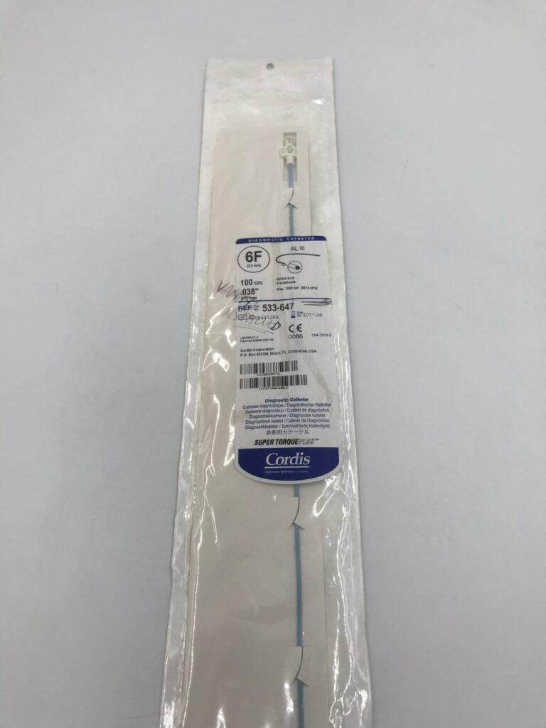 CORDIS 533-647 Super Torque Plus Diagnostic Catheter AL III 6F (X) - GB ...