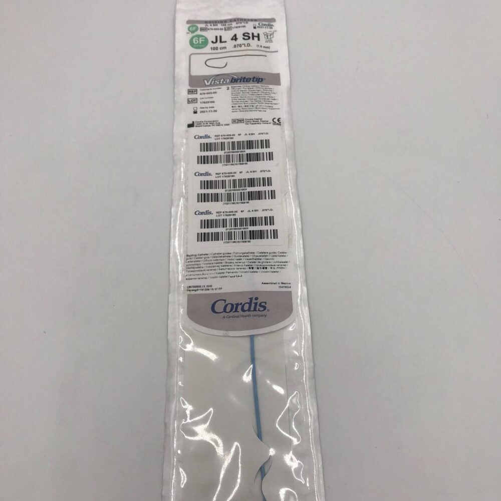 CORDIS 534-641T AR I MOD Infinti Thrulumen Angiographic Catheter, 6F ...