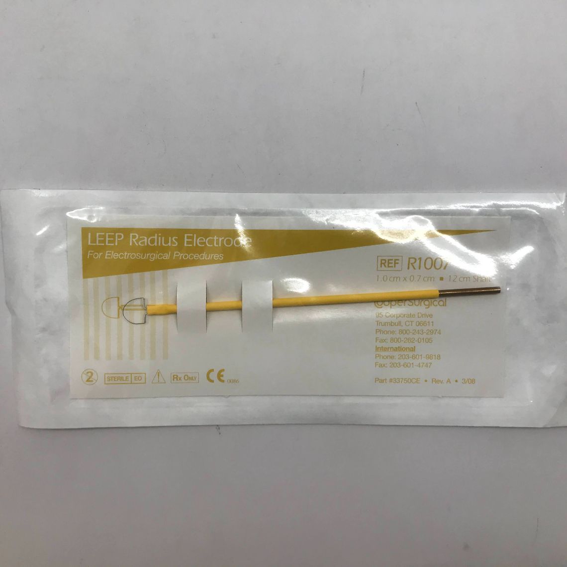 COOPERSURGICAL R1007 LEEP Radius Electrode For Electrosurgical ...