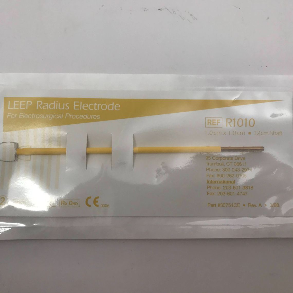 COOPERSURGICAL R1010 LEEP Radius Electrode For Electrosurgical ...