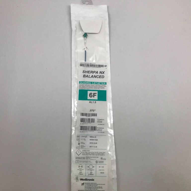 MEDTRONIC SB6AL15 AL1.5 Sherpa NX Balanced Guiding Catheter, 6F, 100cm ...