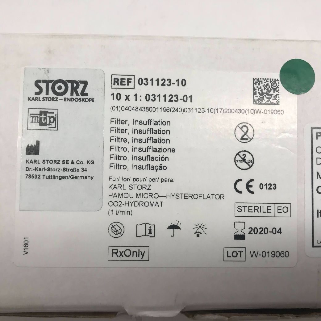 KARL STORZ 031123-10 Filter, Insufflation (10/Box) (X) - GB TECH USA
