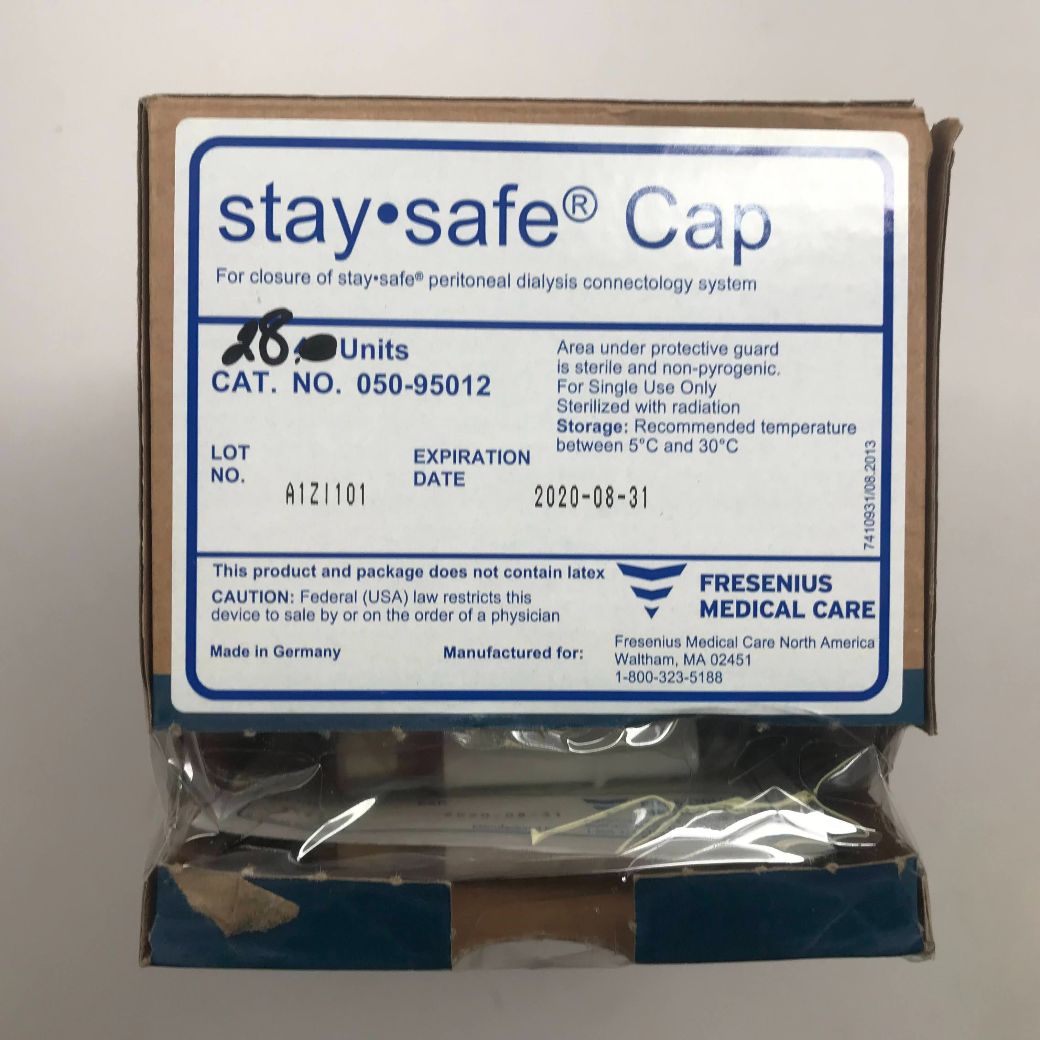 FRESENIUS 050-95012 Stay Safe Cap (28/Box) (X) - GB TECH USA