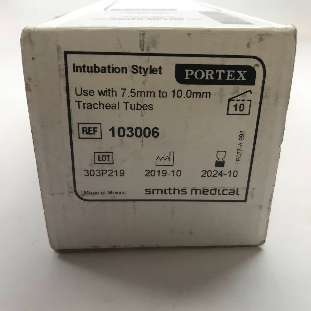 SMITHS MEDICAL 103006 Portex Intubation Stylet (10/Box) - GB TECH USA