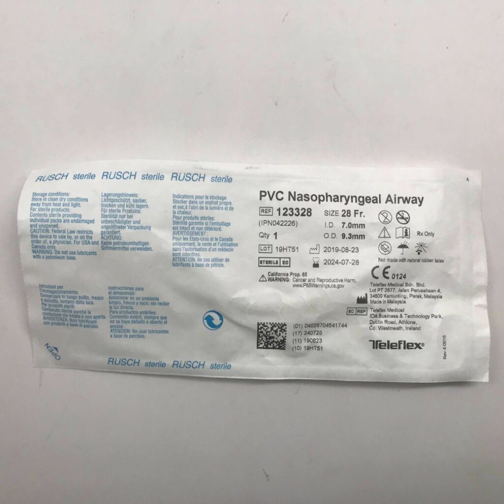 TELEFLEX 506525 Rusch Flexi-Set Uncuffed Endotracheal Tube And Stylet ...